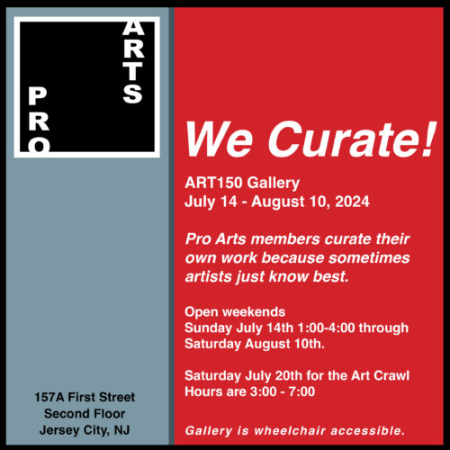 We Curate – Pro Arts Jersey City